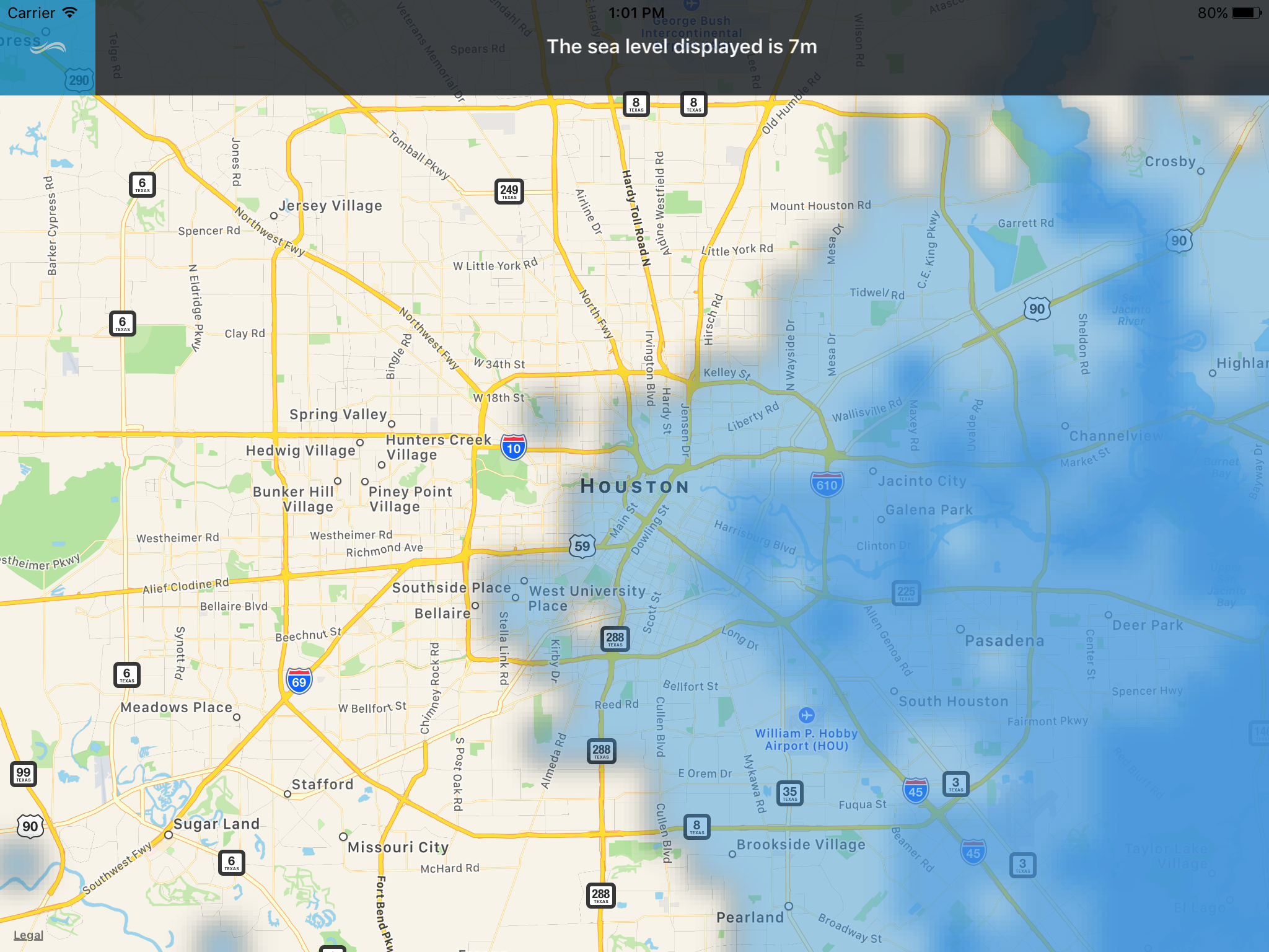Project Status – Sea Levels